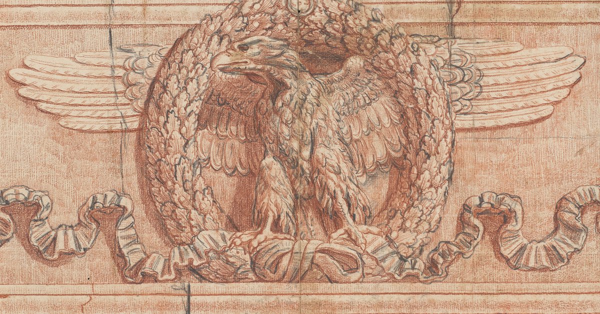 Eagle bas-relief from the portico of the Santi Apostoli church i